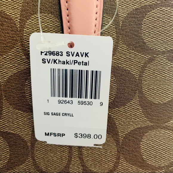 Coach | Bags | Coach Signature Carryall Pvc Sage Petal Wallet Set ...